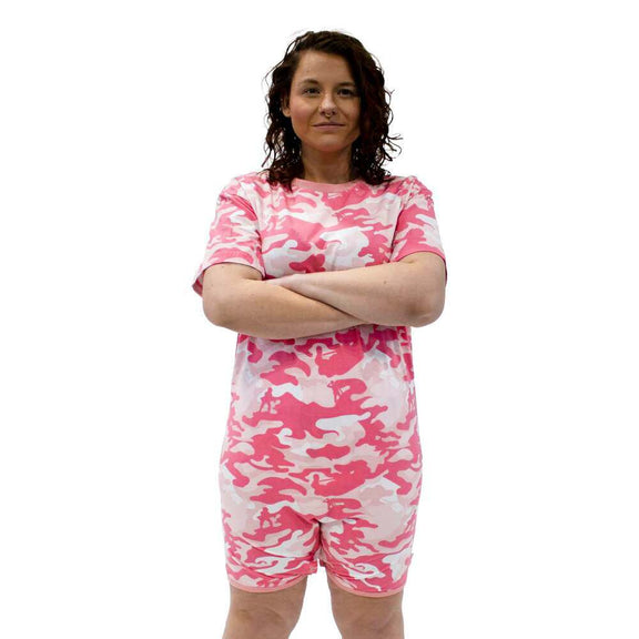 Tykables - Snappies Cammies Pink Romper – NRU